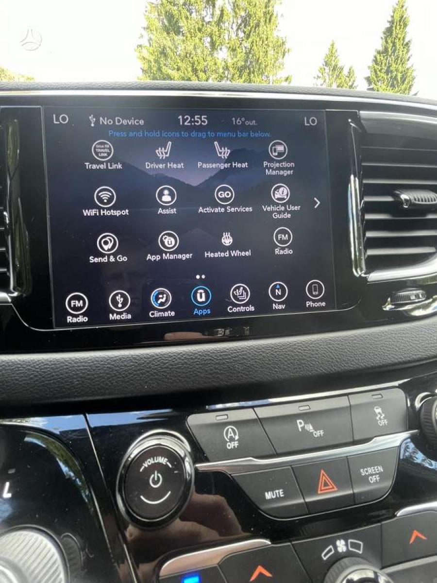 Melns Chrysler Pacifica 2019 Telšiai, ar dzinēja tilpumu 3.61 L un nobraukumu 201 tūkst. km par 16800 €, foto 33 vietnē AUTOMOTO.COM.LV