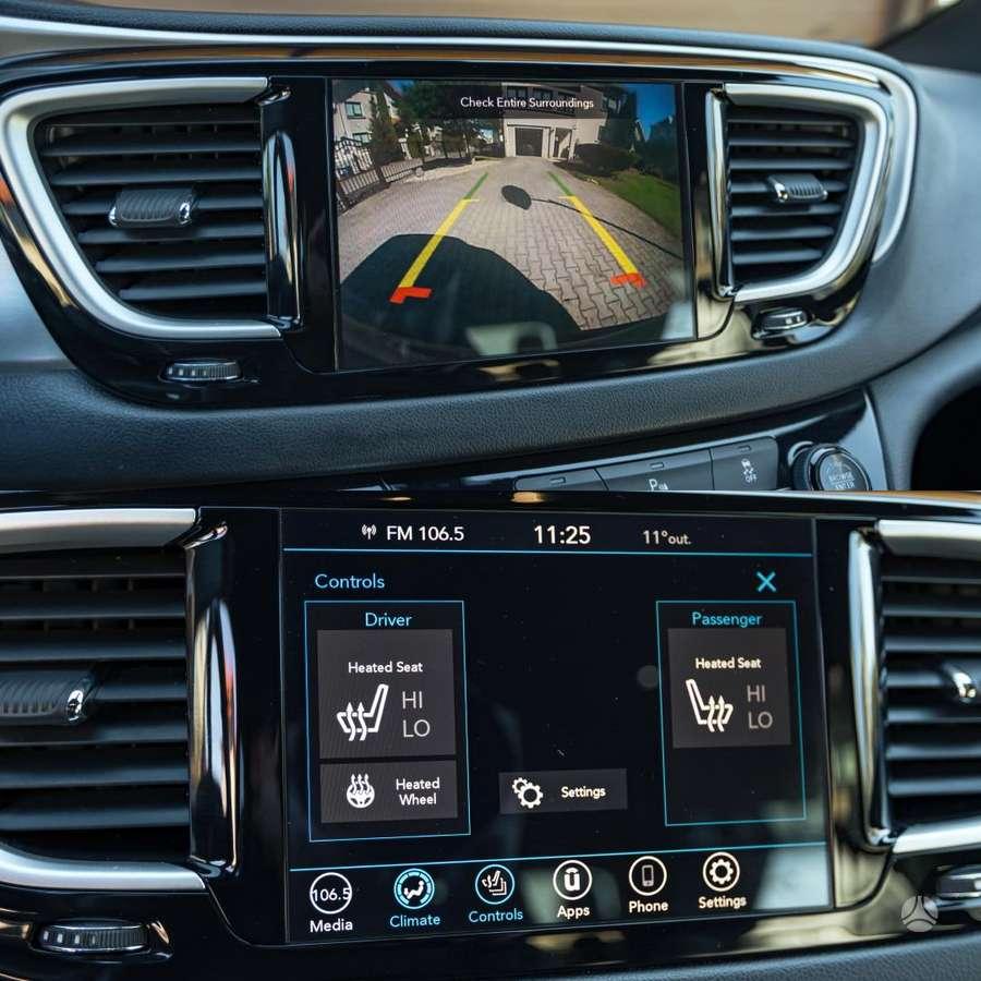 Melns Chrysler Pacifica 2020 Klaipėda, ar dzinēja tilpumu 3.61 L un nobraukumu 163 tūkst. km par 19500 €, foto 28 vietnē AUTOMOTO.COM.LV