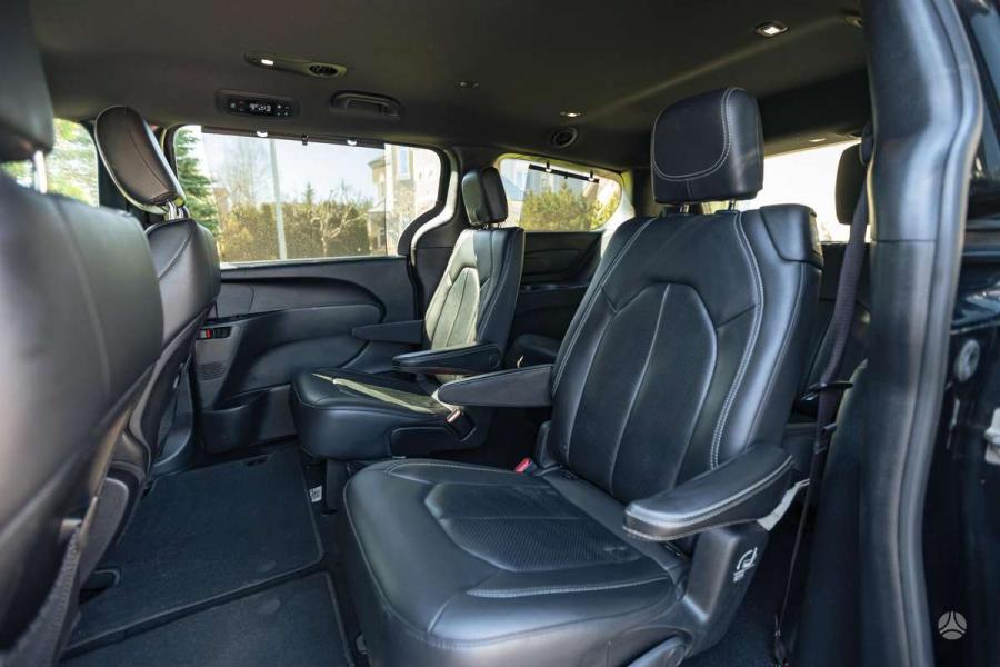 Melns Chrysler Pacifica 2020 Klaipėda, ar dzinēja tilpumu 3.61 L un nobraukumu 163 tūkst. km par 19500 €, foto 29 vietnē AUTOMOTO.COM.LV