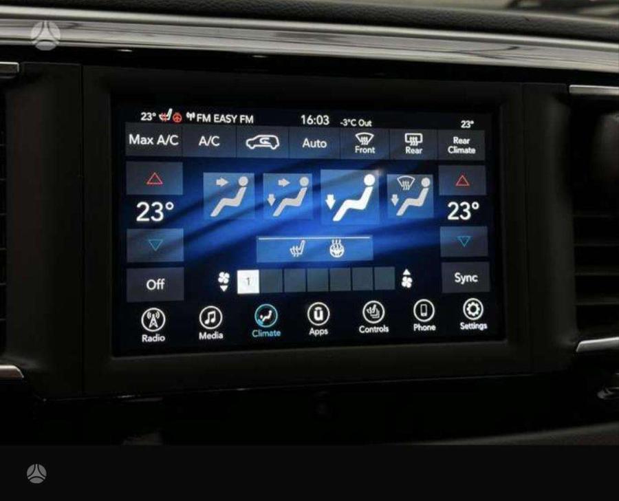 Melns Chrysler Pacifica 2020 Viļņa, ar dzinēja tilpumu 3.60 L un nobraukumu 55 tūkst. km par 20500 €, foto 12 vietnē AUTOMOTO.COM.LV