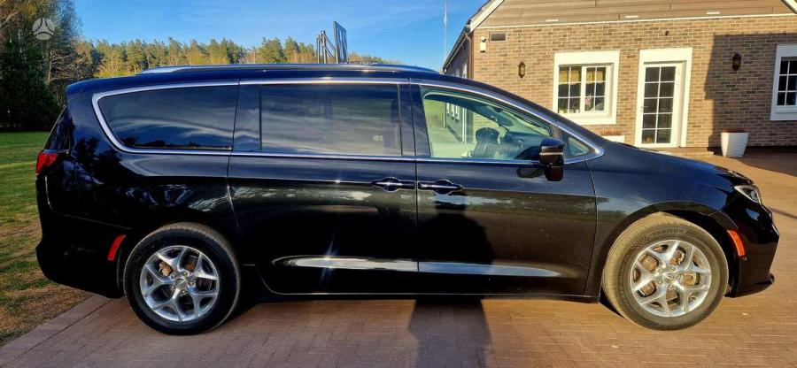 Melns Chrysler Pacifica 2021 Šauļi, ar dzinēja tilpumu 3.60 L un nobraukumu 147 tūkst. km par 26999 €, foto 18 vietnē AUTOMOTO.COM.LV