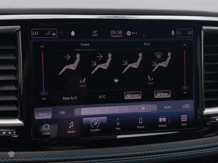 Melns Chrysler Pacifica 2021 Viļņa, ar dzinēja tilpumu 3.60 L un nobraukumu 136 tūkst. km par 25499 €, foto 20 vietnē AUTOMOTO.COM.LV