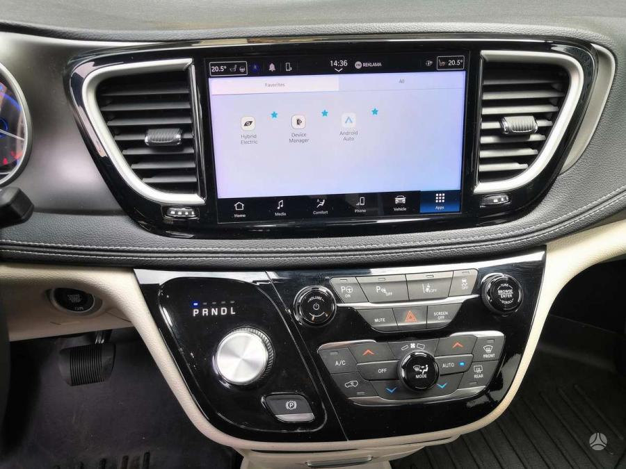 Melns Chrysler Pacifica 2023 Viļņa, ar dzinēja tilpumu 3.60 L un nobraukumu 128 tūkst. km par 26500 €, foto 16 vietnē AUTOMOTO.COM.LV