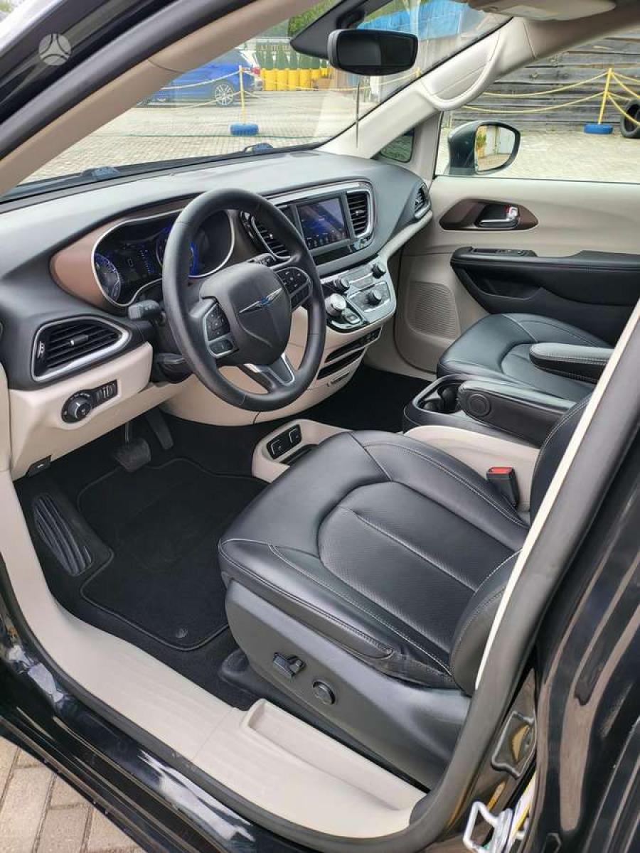 Melns Chrysler Pacifica 2020 Šauļi, ar dzinēja tilpumu 3.60 L un nobraukumu 199 tūkst. km par 13550 €, foto 10 vietnē AUTOMOTO.COM.LV