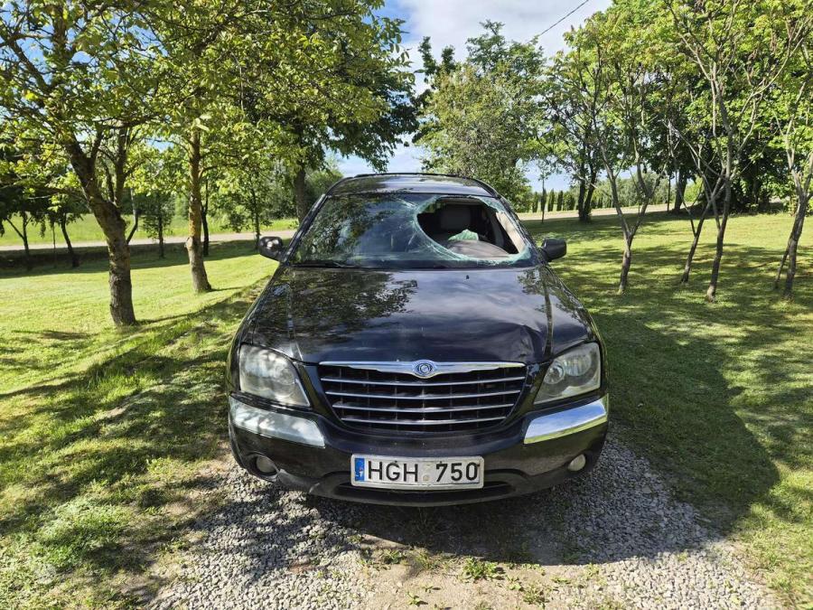 Blue Chrysler Pacifica 2004 in Alytus, with an engine capacity of 3.51 L and mileage of 165 thousand km for 650 €, photo 1 on AUTOMOTO.COM.LV