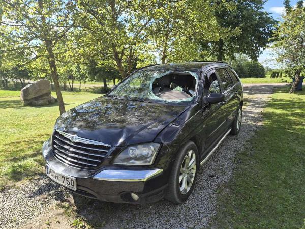 Blue Chrysler Pacifica 2004 in Alytus, with an engine capacity of 3.51 L and mileage of 165 thousand km for 650 €, photo 2 on AUTOMOTO.COM.LV