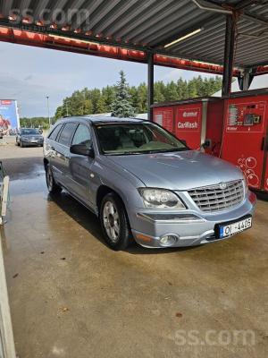 Blue Chrysler Pacifica 2005 in Riga, with an engine capacity of 3.50 L and mileage of 352 thousand km for 1600 €, photo 3 on AUTOMOTO.COM.LV
