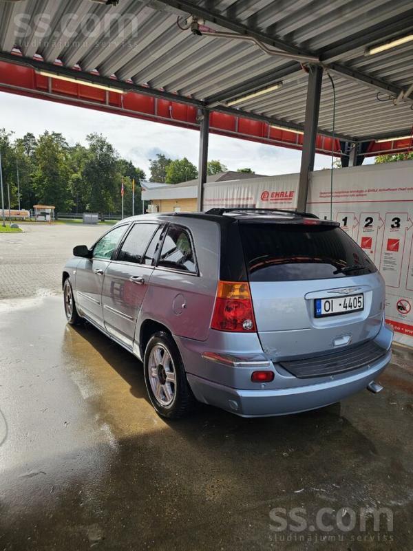 Blue Chrysler Pacifica 2005 in Riga, with an engine capacity of 3.50 L and mileage of 352 thousand km for 1600 €, photo 6 on AUTOMOTO.COM.LV