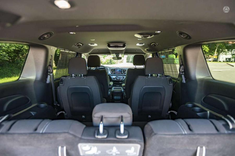 Blue Chrysler Pacifica 2020 in Klaipeda, with an engine capacity of 3.60 L and mileage of 133 thousand km for 18000 €, photo 27 on AUTOMOTO.COM.LV