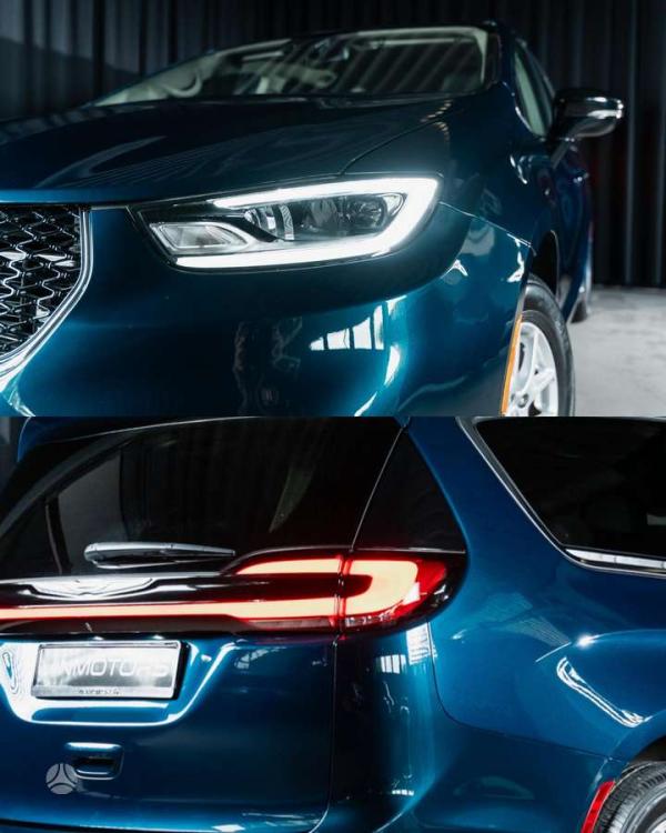 Zils Chrysler Pacifica 2024 Viļņa, ar dzinēja tilpumu 3.60 L un nobraukumu 71 tūkst. km par 32999 €, foto 8 vietnē AUTOMOTO.COM.LV
