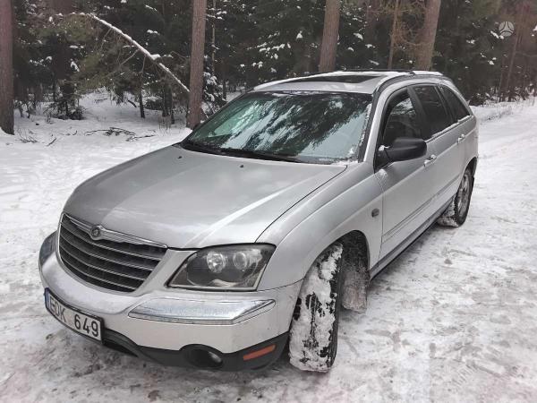 Pelēks Chrysler Pacifica 2004 Klaipėda, ar dzinēja tilpumu 3.52 L un nobraukumu 285 tūkst. km par 1700 €, foto 1 vietnē AUTOMOTO.COM.LV