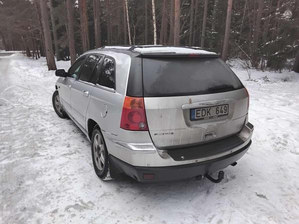 Pelēks Chrysler Pacifica 2004 Klaipėda, ar dzinēja tilpumu 3.52 L un nobraukumu 285 tūkst. km par 1700 €, foto 2 vietnē AUTOMOTO.COM.LV
