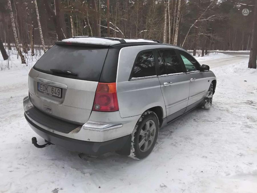 Pelēks Chrysler Pacifica 2004 Klaipėda, ar dzinēja tilpumu 3.52 L un nobraukumu 285 tūkst. km par 1700 €, foto 3 vietnē AUTOMOTO.COM.LV
