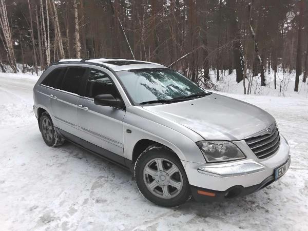 Pelēks Chrysler Pacifica 2004 Klaipėda, ar dzinēja tilpumu 3.52 L un nobraukumu 285 tūkst. km par 1700 €, foto 4 vietnē AUTOMOTO.COM.LV