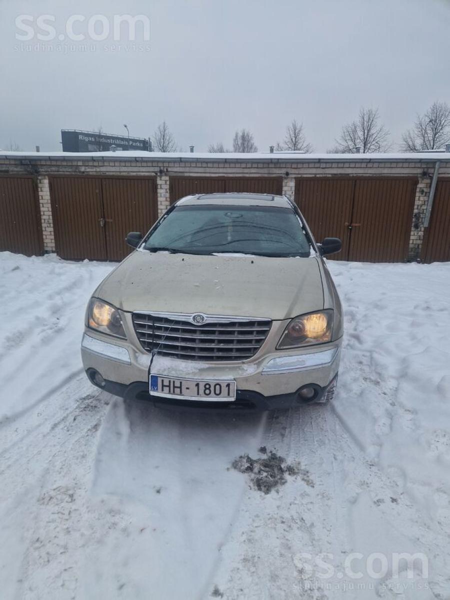 Pelēks Chrysler Pacifica 2005 Rīga, ar dzinēja tilpumu 3.50 L un nobraukumu 271 tūkst. km par 500 €, foto 1 vietnē AUTOMOTO.COM.LV