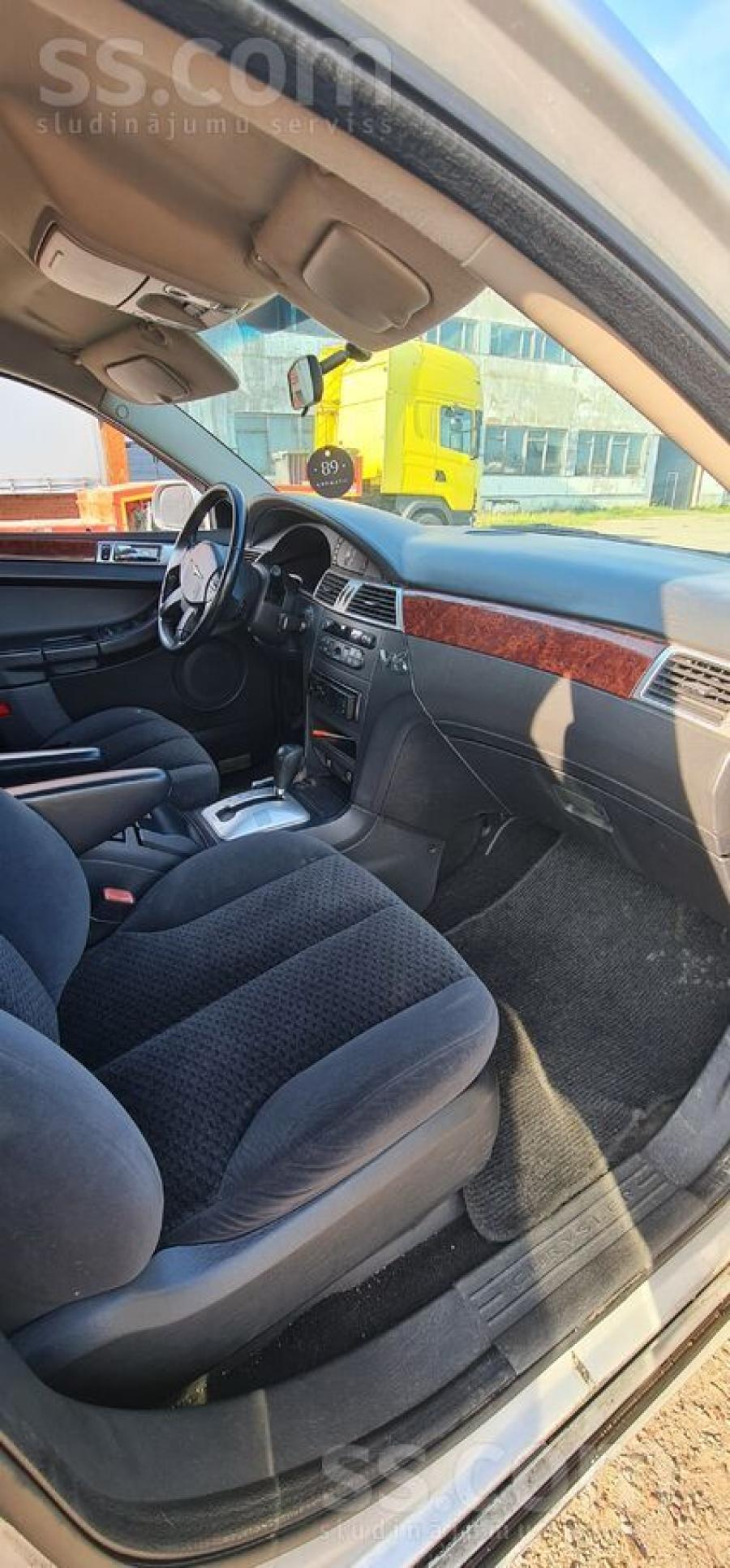 Pelēks Chrysler Pacifica 2005 Ventspils, ar dzinēja tilpumu 3.50 L un nobraukumu 262 tūkst. km par 750 €, foto 8 vietnē AUTOMOTO.COM.LV