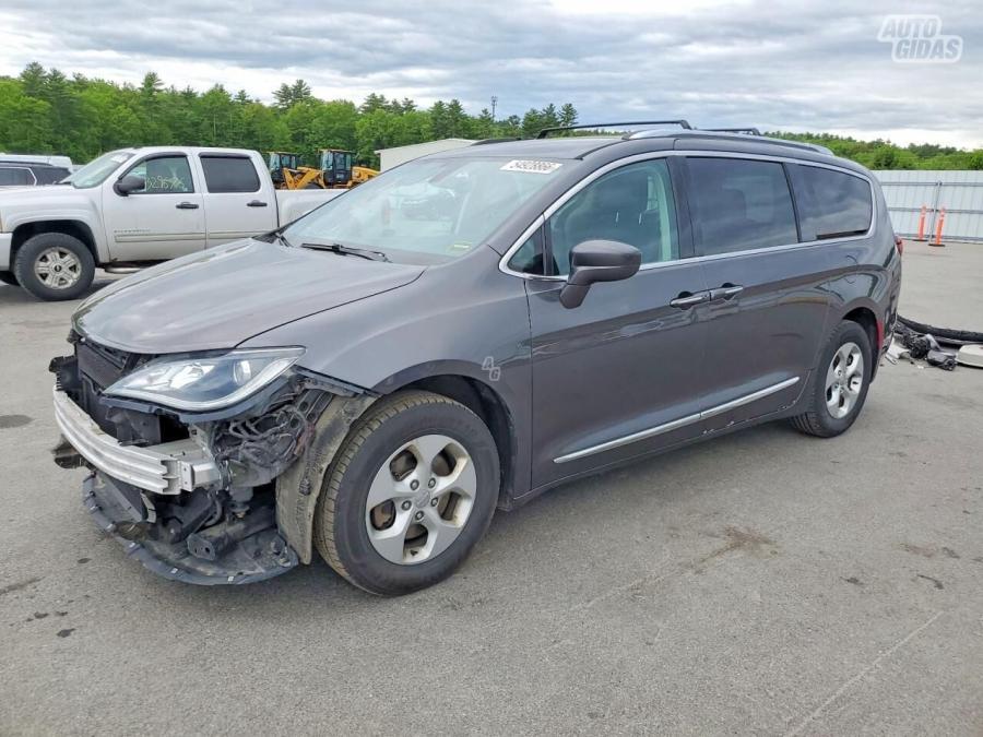 Pelēks Chrysler Pacifica 2017 Kretinga, ar dzinēja tilpumu 3.60 L un nobraukumu 276 tūkst. km par 9500 €, foto 1 vietnē AUTOMOTO.COM.LV