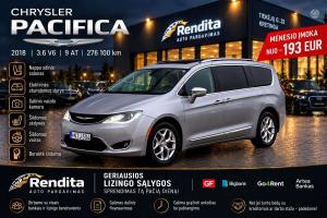 Серый Крайслер Пасифик 2018 в Кретинга, объемом двигателя 3.61 л и пробегом 276 тыс. км за 13899 €, фото 43 на AUTOMOTO.COM.LV
