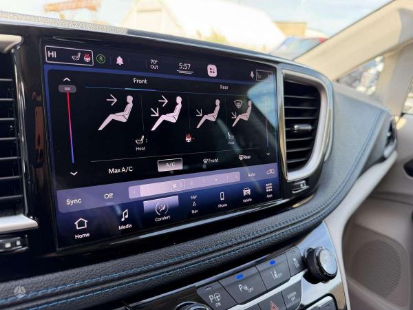 Pelēks Chrysler Pacifica 2021 Šauļi, ar dzinēja tilpumu 3.61 L un nobraukumu 138 tūkst. km par 15500 €, foto 10 vietnē AUTOMOTO.COM.LV