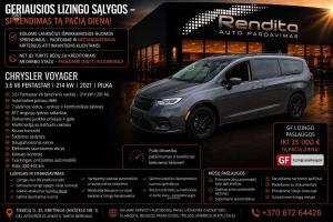 Grey Chrysler Pacifica 2021 in Kretinga, with an engine capacity of 3.60 L and mileage of 220 thousand km for 17450 €, photo 43 on AUTOMOTO.COM.LV
