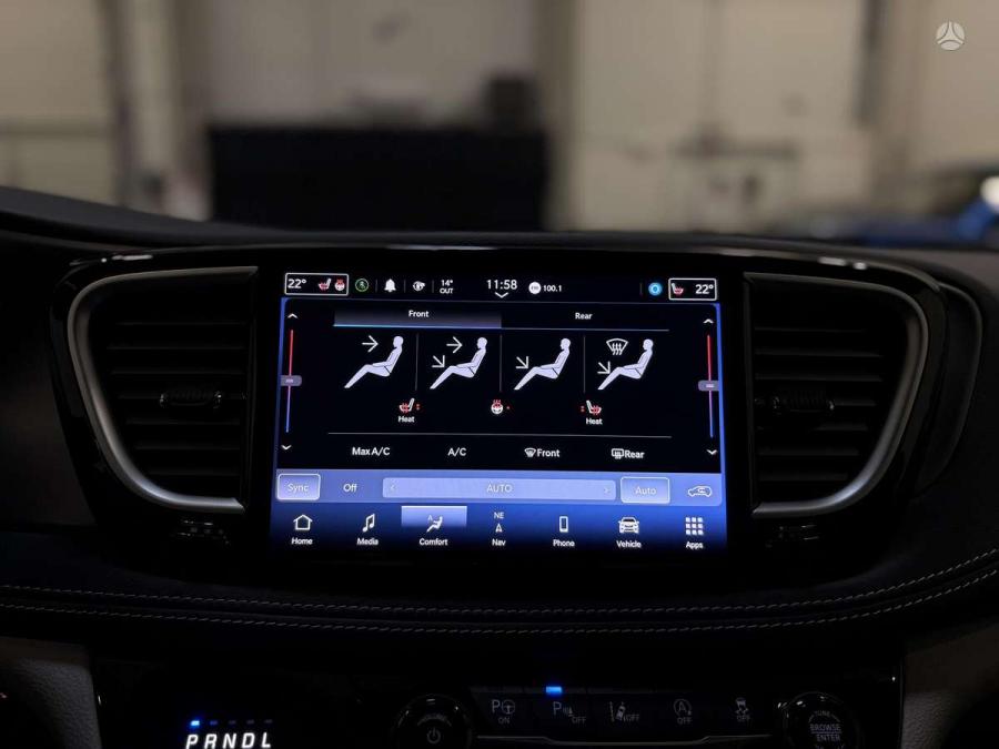 Pelēks Chrysler Pacifica 2022 Viļņa, ar dzinēja tilpumu 3.60 L un nobraukumu 115 tūkst. km par 29900 €, foto 26 vietnē AUTOMOTO.COM.LV