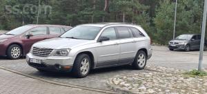 Grey Chrysler Pacifica 2004 in Ventspils, with an engine capacity of 3.50 L and mileage of 386 thousand km for 1100 €, photo  on AUTOMOTO.COM.LV