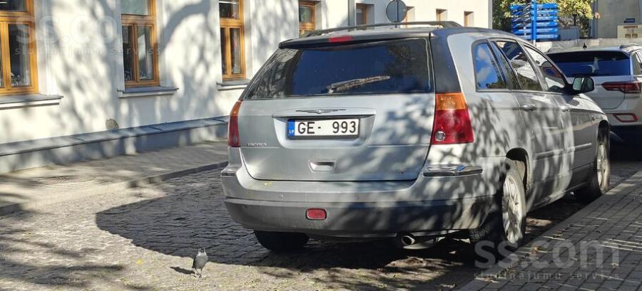 Pelēks Chrysler Pacifica 2004 Ventspils, ar dzinēja tilpumu 3.50 L un nobraukumu 386 tūkst. km par 1100 €, foto 25 vietnē AUTOMOTO.COM.LV