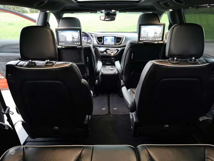 Oranžs Chrysler Pacifica 2018 Panevēža, ar dzinēja tilpumu 3.61 L un nobraukumu 204 tūkst. km par 18500 €, foto 19 vietnē AUTOMOTO.COM.LV