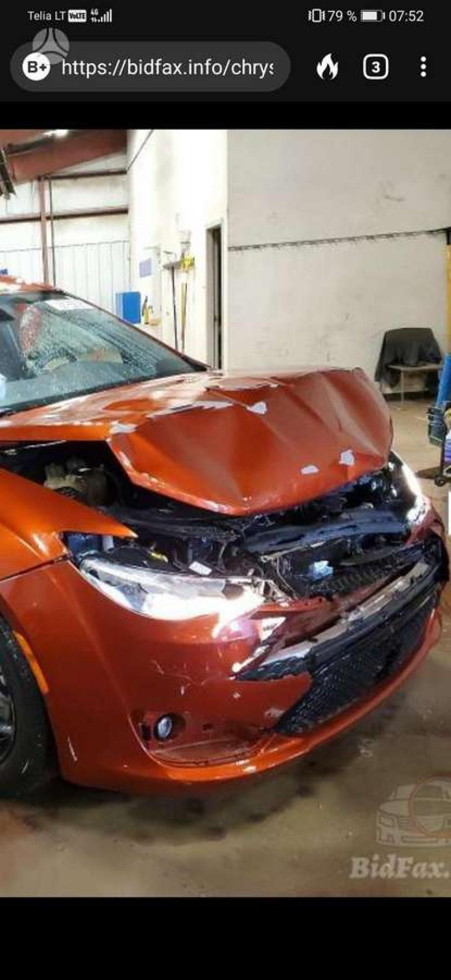Oranžs Chrysler Pacifica 2018 Panevēža, ar dzinēja tilpumu 3.61 L un nobraukumu 204 tūkst. km par 18500 €, foto 31 vietnē AUTOMOTO.COM.LV