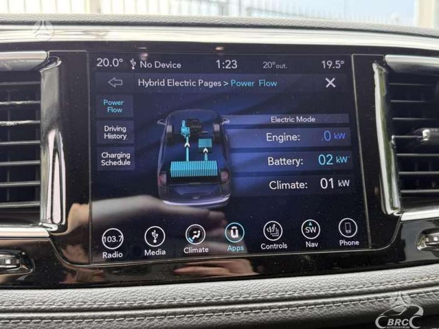 Sarkans Chrysler Pacifica 2018 Gargždai, ar dzinēja tilpumu 3.60 L un nobraukumu 213 tūkst. km par 15000 €, foto 9 vietnē AUTOMOTO.COM.LV
