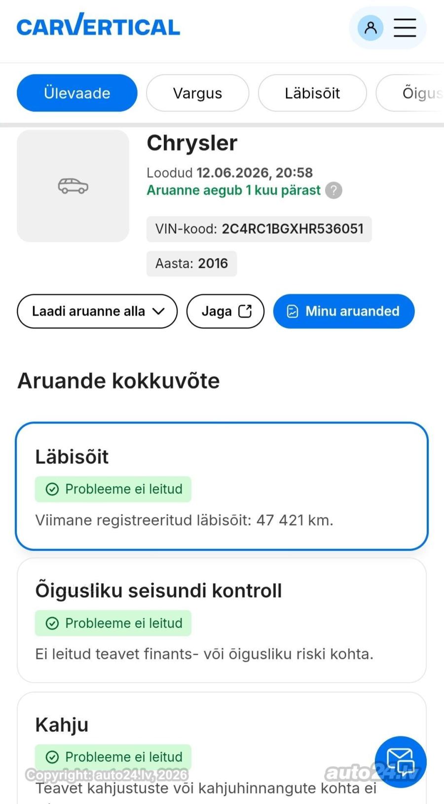 Sarkans Chrysler Pacifica 2017 Tallina, ar dzinēja tilpumu 3.60 L un nobraukumu 121 tūkst. km par 11490 €, foto 25 vietnē AUTOMOTO.COM.LV