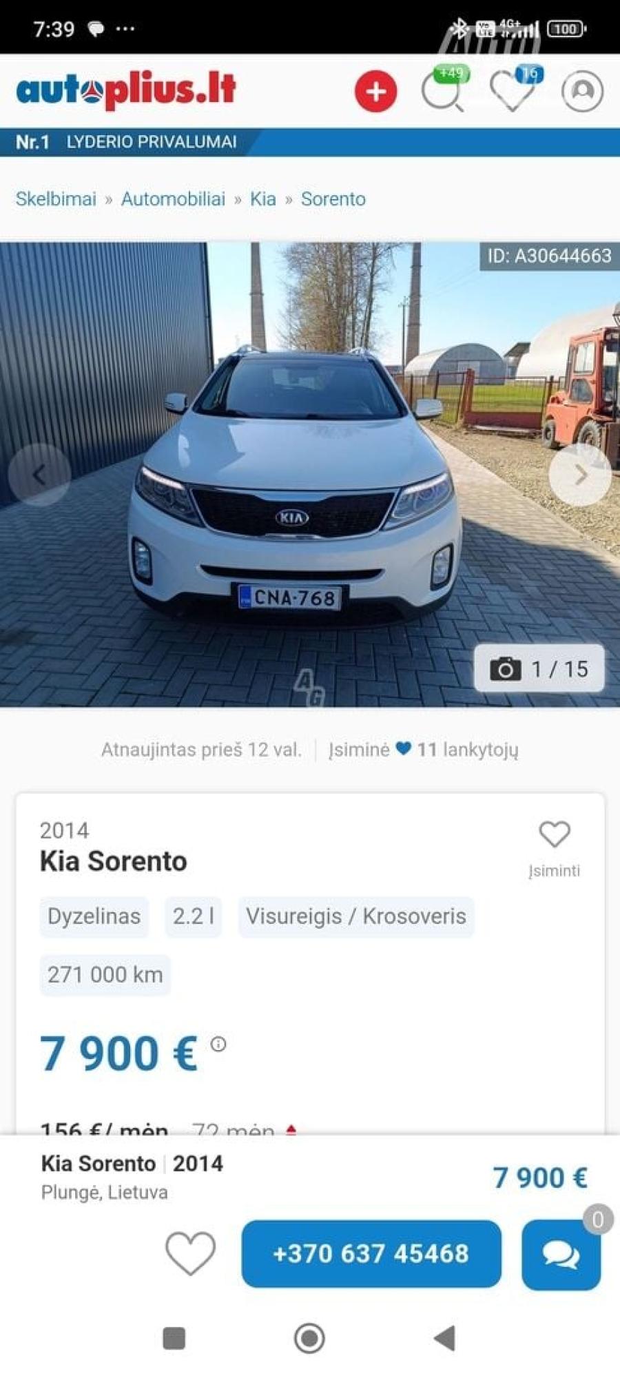 White Chrysler Pacifica 2020 in Siauliai, with an engine capacity of 3.60 L and mileage of 318 thousand km for 15000 €, photo 4 on AUTOMOTO.COM.LV