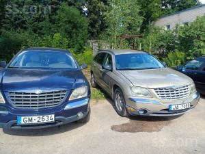 Yellow Chrysler Pacifica 2008 in Riga, with an engine capacity of 3.50 L and mileage of 280 thousand km for 1500 €, photo  on AUTOMOTO.COM.LV