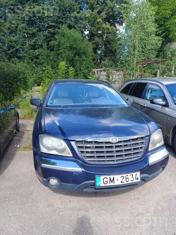Yellow Chrysler Pacifica 2008 in Riga, with an engine capacity of 3.50 L and mileage of 280 thousand km for 15000 €, photo 2 on AUTOMOTO.COM.LV