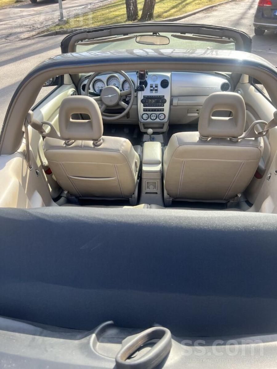 Melns Chrysler PT Cruiser 2007 Rīga, ar dzinēja tilpumu 2.40 L un nobraukumu 141 tūkst. km par 4800 €, foto 7 vietnē AUTOMOTO.COM.LV