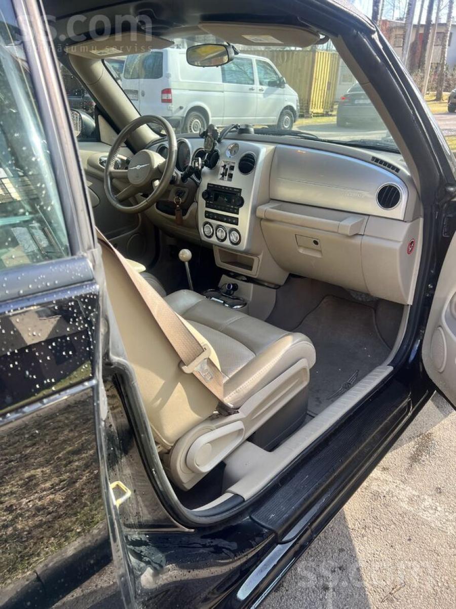 Melns Chrysler PT Cruiser 2007 Rīga, ar dzinēja tilpumu 2.40 L un nobraukumu 141 tūkst. km par 4800 €, foto 14 vietnē AUTOMOTO.COM.LV