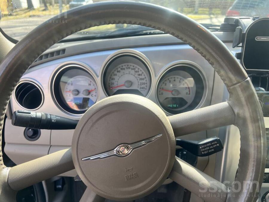 Melns Chrysler PT Cruiser 2007 Rīga, ar dzinēja tilpumu 2.40 L un nobraukumu 141 tūkst. km par 4800 €, foto 17 vietnē AUTOMOTO.COM.LV