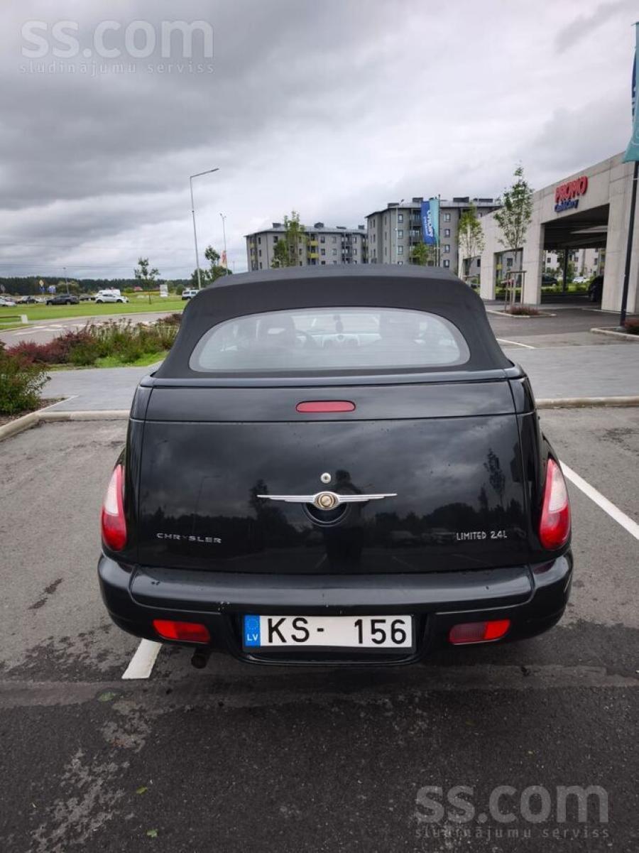Black Chrysler PT Cruiser 2007 in Riga, with an engine capacity of 2.40 L and mileage of 0 thousand km for 3300 €, photo 5 on AUTOMOTO.COM.LV