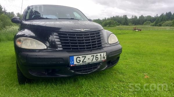 Melns Chrysler PT Cruiser 2000 Cēsis, ar dzinēja tilpumu 2.00 L un nobraukumu 213 tūkst. km par 1700 €, foto 1 vietnē AUTOMOTO.COM.LV