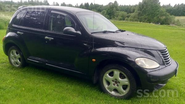 Melns Chrysler PT Cruiser 2000 Cēsis, ar dzinēja tilpumu 2.00 L un nobraukumu 213 tūkst. km par 1700 €, foto 5 vietnē AUTOMOTO.COM.LV