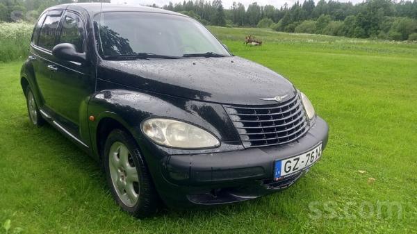 Melns Chrysler PT Cruiser 2000 Cēsis, ar dzinēja tilpumu 2.00 L un nobraukumu 213 tūkst. km par 1700 €, foto 6 vietnē AUTOMOTO.COM.LV