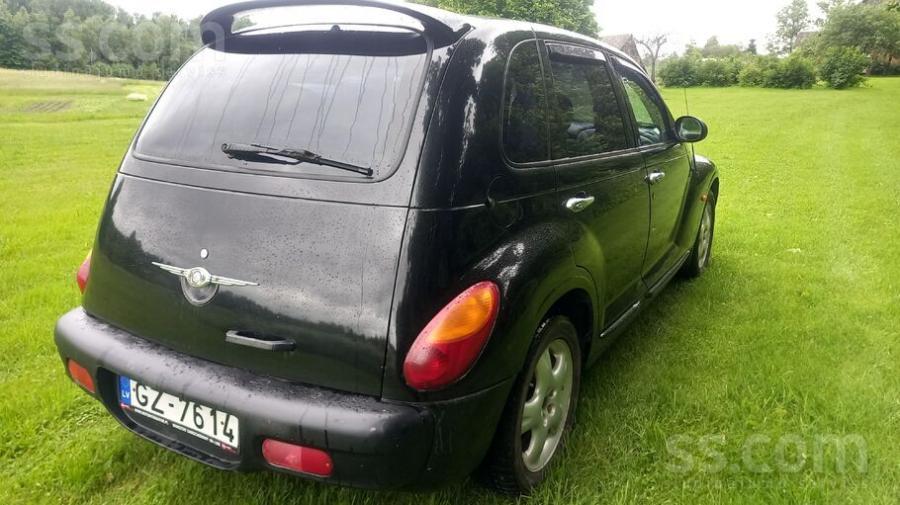 Melns Chrysler PT Cruiser 2000 Cēsis, ar dzinēja tilpumu 2.00 L un nobraukumu 213 tūkst. km par 1100 €, foto 14 vietnē AUTOMOTO.COM.LV