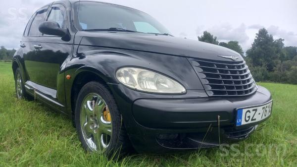 Melns Chrysler PT Cruiser 2000 Cēsis, ar dzinēja tilpumu 2.00 L un nobraukumu 213 tūkst. km par 1150 €, foto 1 vietnē AUTOMOTO.COM.LV