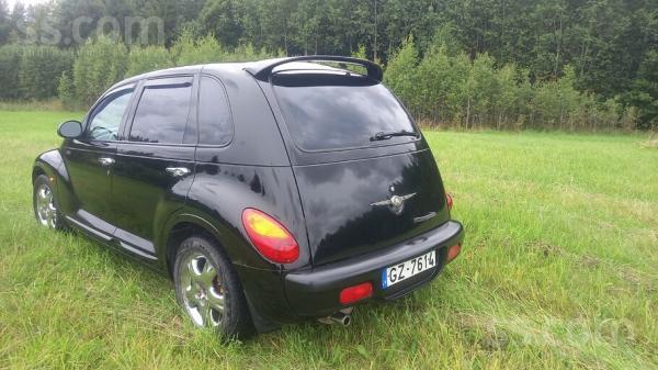 Melns Chrysler PT Cruiser 2000 Cēsis, ar dzinēja tilpumu 2.00 L un nobraukumu 213 tūkst. km par 1150 €, foto 7 vietnē AUTOMOTO.COM.LV