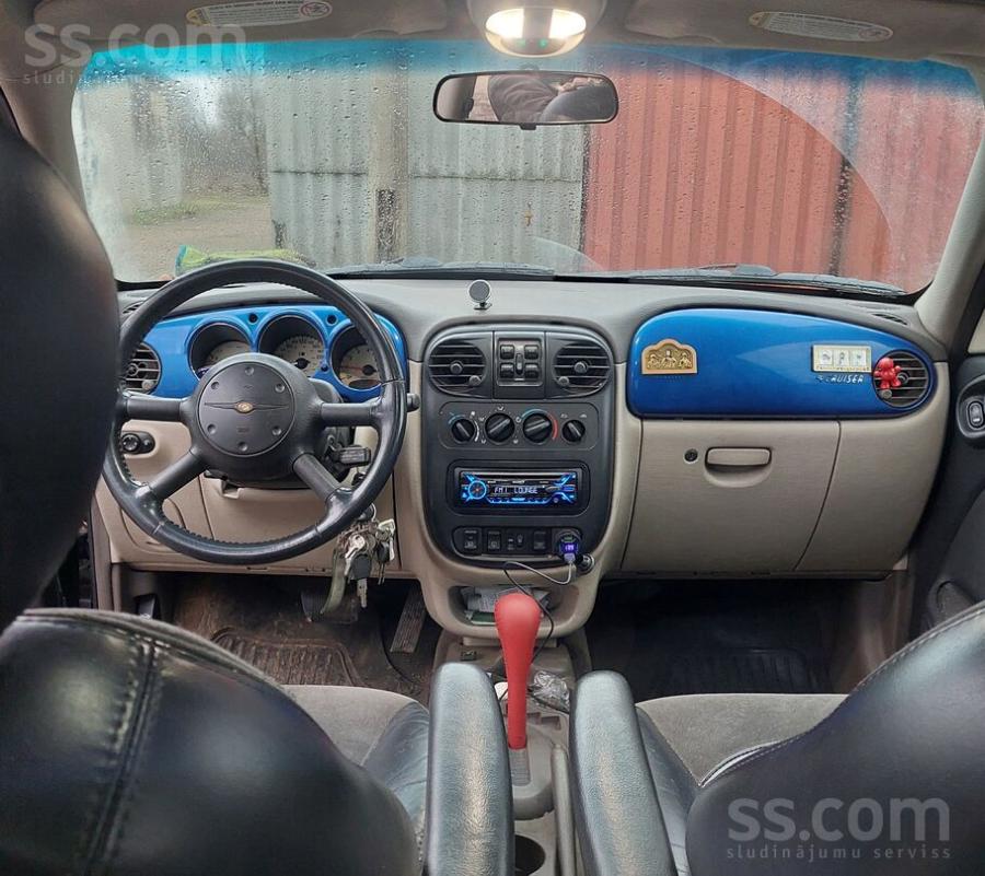 Melns Chrysler PT Cruiser 2001 Rīga, ar dzinēja tilpumu 2.00 L un nobraukumu 252 tūkst. km par 1500 €, foto 4 vietnē AUTOMOTO.COM.LV