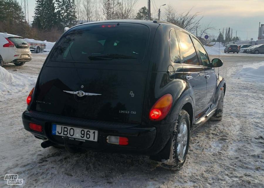 Melns Chrysler PT Cruiser 2002 Joniškis, ar dzinēja tilpumu 2.20 L un nobraukumu 253 tūkst. km par 1000 €, foto 11 vietnē AUTOMOTO.COM.LV