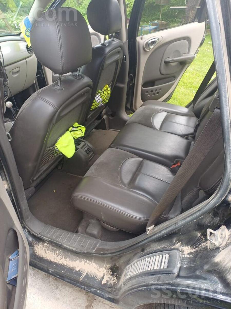 Melns Chrysler PT Cruiser 2002 Alūksne, ar dzinēja tilpumu 2.00 L un nobraukumu 287 tūkst. km par 850 €, foto 7 vietnē AUTOMOTO.COM.LV