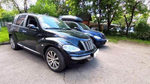 Black Chrysler PT Cruiser 2002 in Kaunas, with an engine capacity of 2.00 L and mileage of 249 thousand km for 999 €, photo 3 on AUTOMOTO.COM.LV