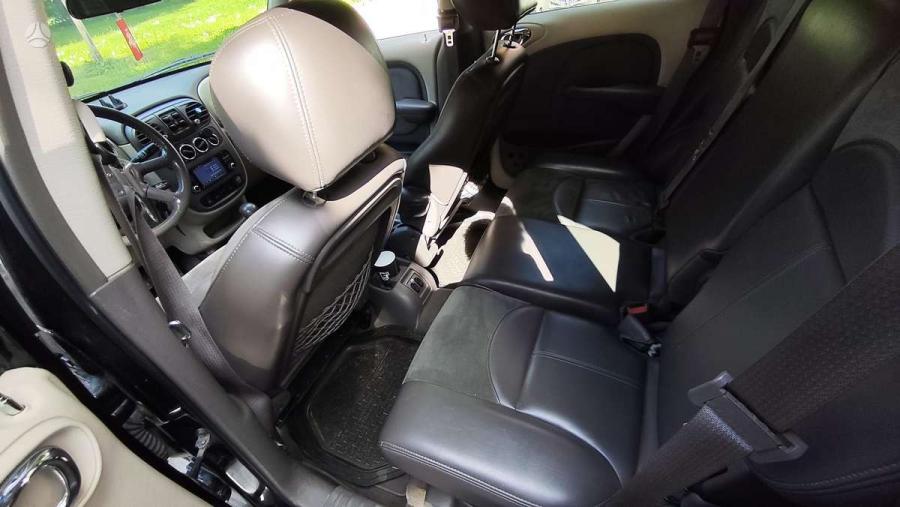 Black Chrysler PT Cruiser 2002 in Kaunas, with an engine capacity of 2.00 L and mileage of 249 thousand km for 999 €, photo 9 on AUTOMOTO.COM.LV