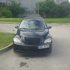 Melns Chrysler PT Cruiser 2004 Rīga, ar dzinēja tilpumu 2.40 L un nobraukumu 182 tūkst. km par 1200 €, foto  vietnē AUTOMOTO.COM.LV